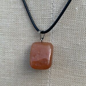 Hand Crafted | Jewelry | Handmade Genuine Stone Chunk Amulet Necklace ...